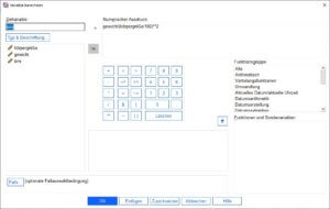Datentransformation und Berechnung von Variablen in SPSS