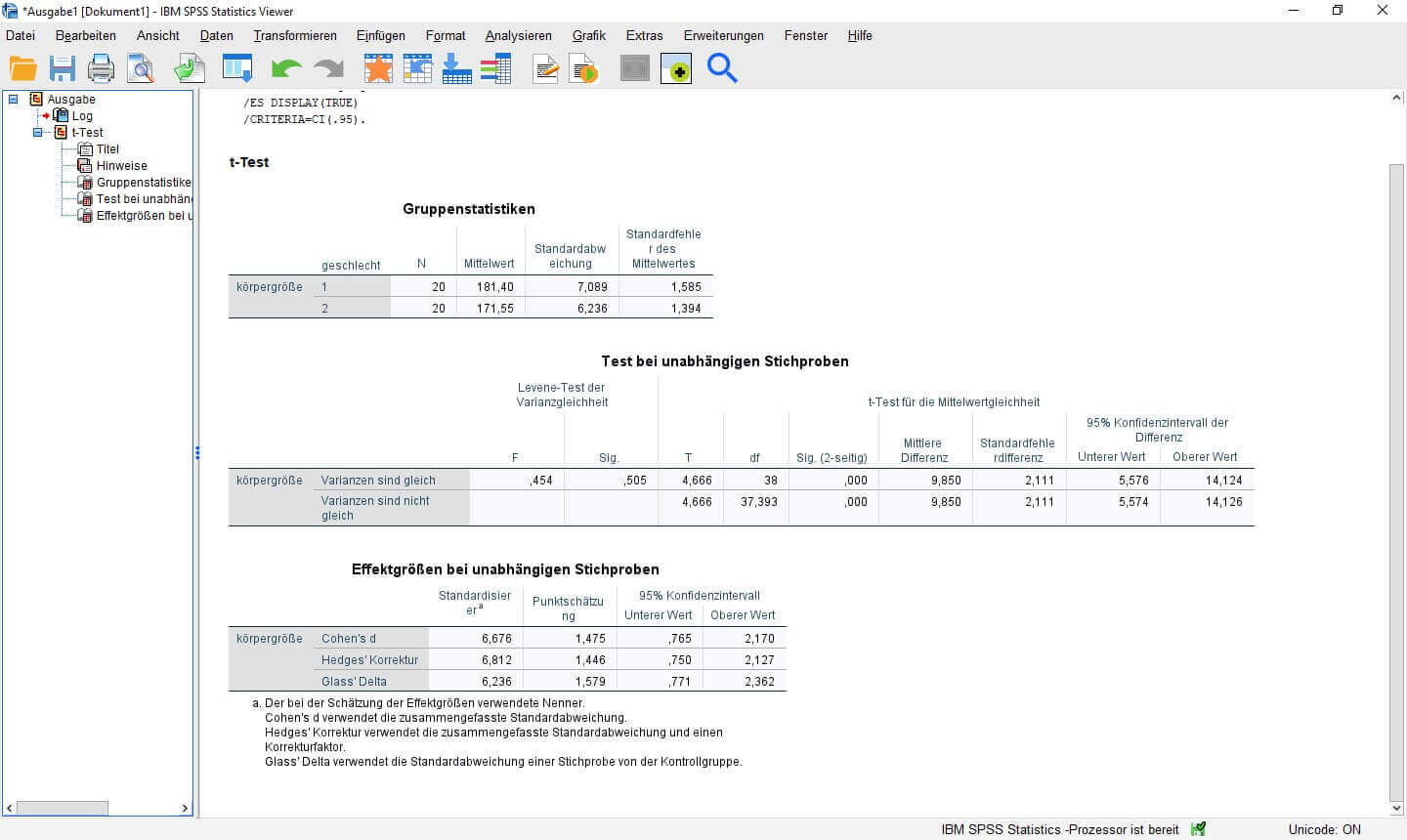 Durchführung von t-Tests in SPSS erklärt | Ratgeber